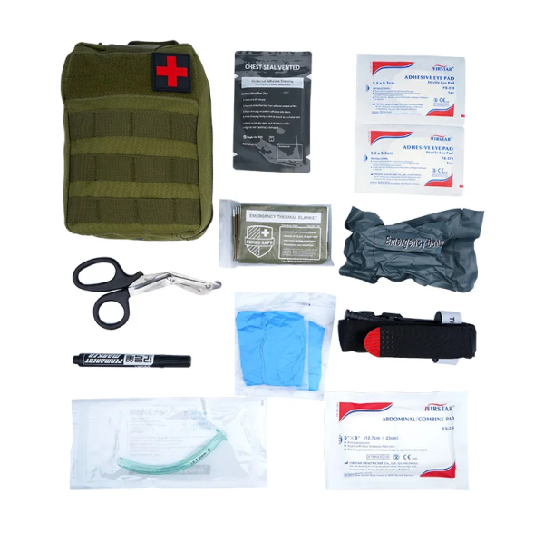 Combat First Aid Kit – Chest Seal Tourniquet Kit – FIRST AID INTERNATIONAL